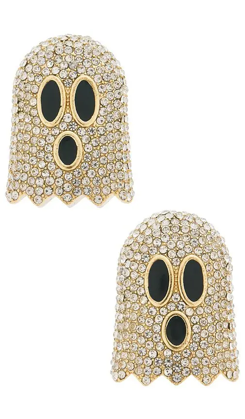 Baublebar Shimmer My Spirits Stud Earrings - Clear & Gold