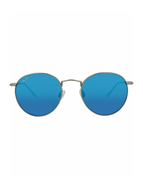 Maui Jim Titanium Round Frame Sunglasses