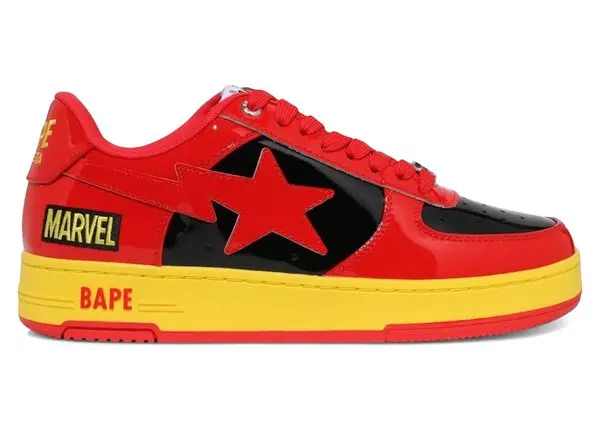 BAPE A Bathing Ape Sta Marvel The Fantastic Four The Human Torch - Red/black/yellow