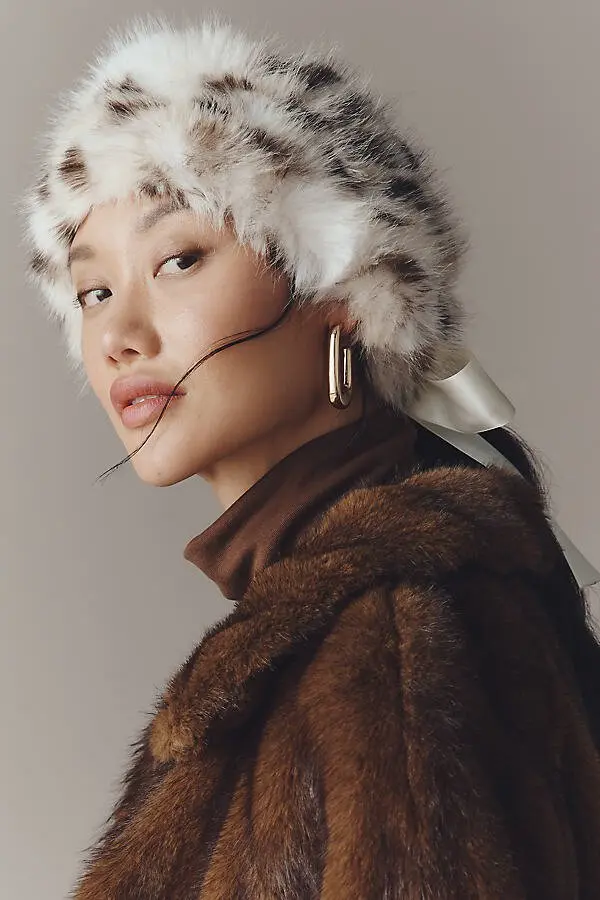 VIOLET & BROOKS Faux-fur Scarf