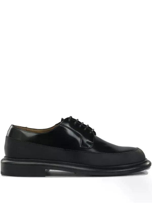 Givenchy Leather Derby Shoes - Blacks And Greys