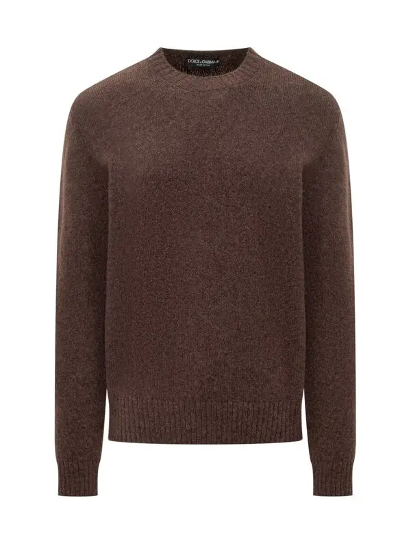 Dolce & Gabbana Crew Neck Sweater - Brown
