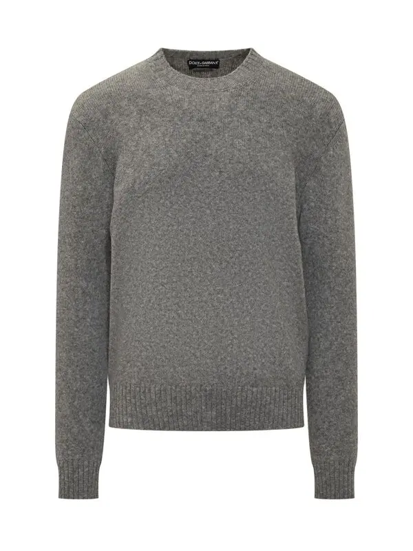 Dolce & Gabbana Crew Neck Sweater - Grey