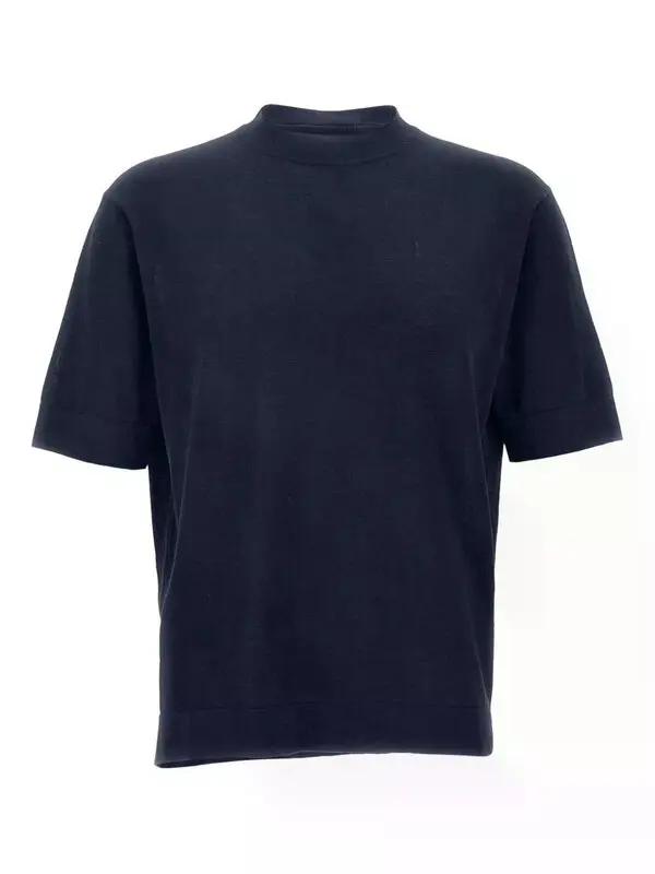 FILIPPO DE LAURENTIIS Cotton T-shirt - Blue
