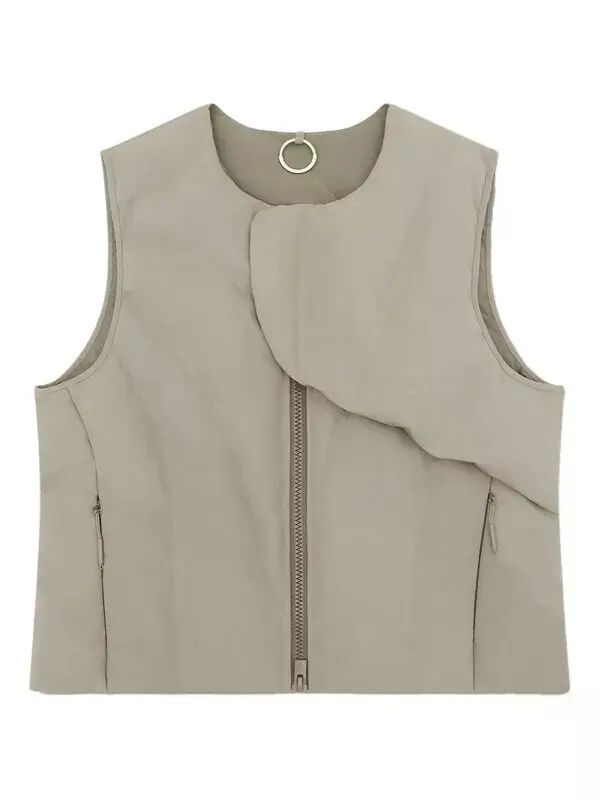 HELIOT EMIL Visus Sleeveless Gilet - Neutrals