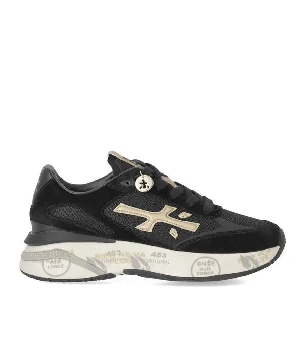 Premiata Suede And Mesh Sneakers