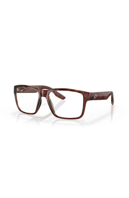 COSTA 57mm Square Full Rim Eyeglasses