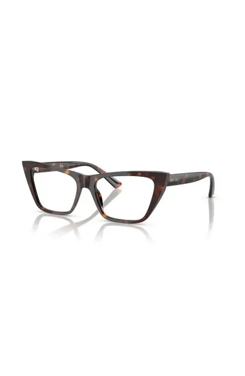 JIMMY CHOO 54mm Cat Eye Eyeglasses - Tortoise