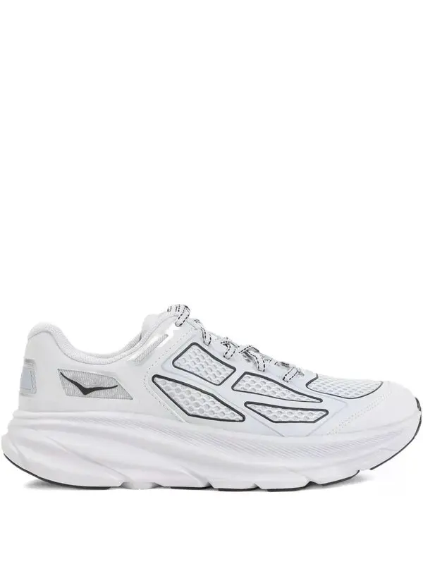 Hoka Clifton One9 Panelled Sneakers - Grey