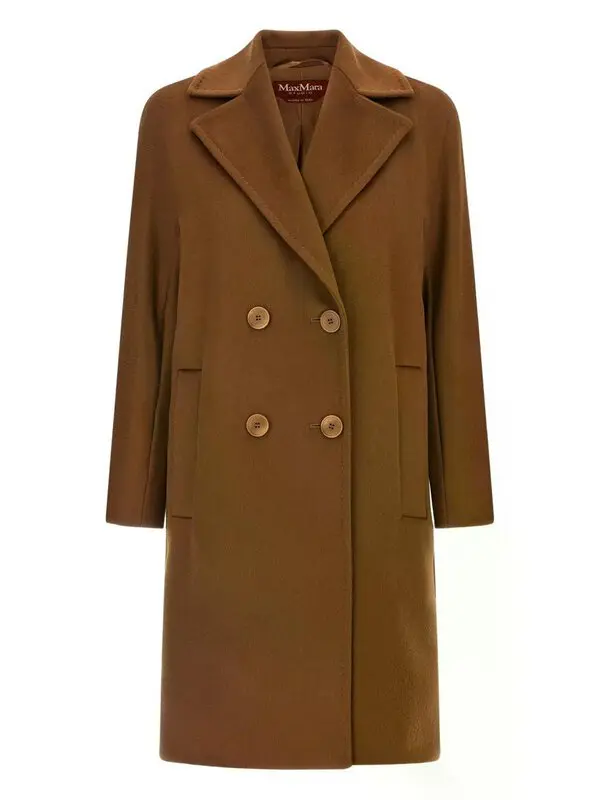 Max Mara Agenda Double-breasted Coat - Brown