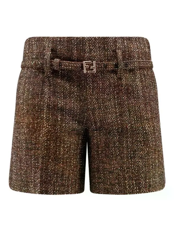 Fendi Belted Shorts