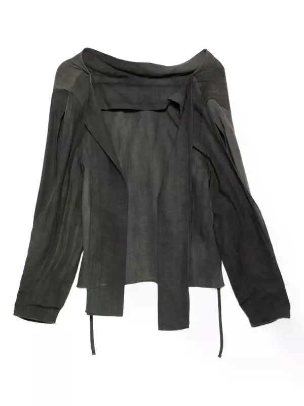 Our Legacy Cotton-wool Tie Blouse