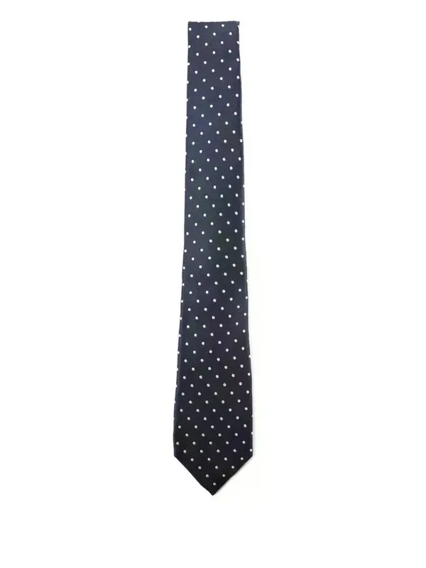 Kiton Polka-dot Printed Necktie