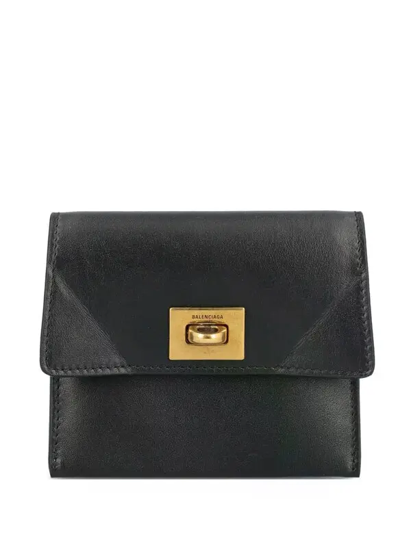 Balenciaga Rodeo Interlocking Cardholder - Black