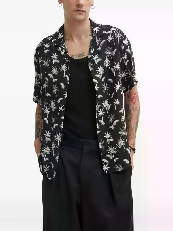 The Kooples Palm-tree Print Shirt