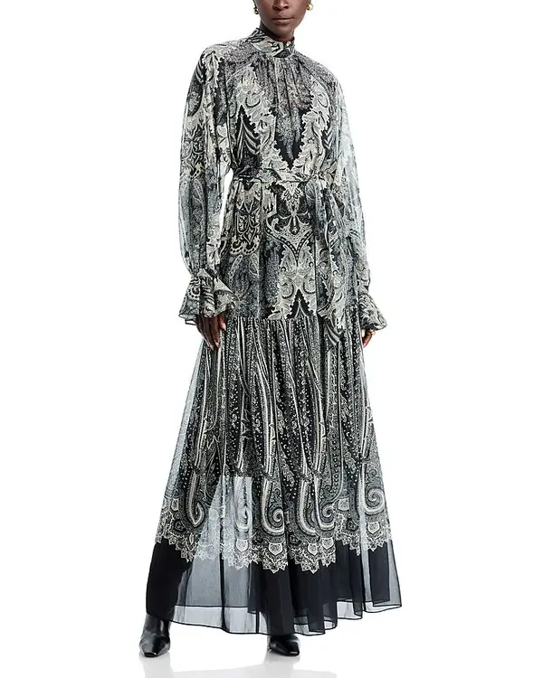Kobi Halperin Connell Maxi Dress - Black Multi