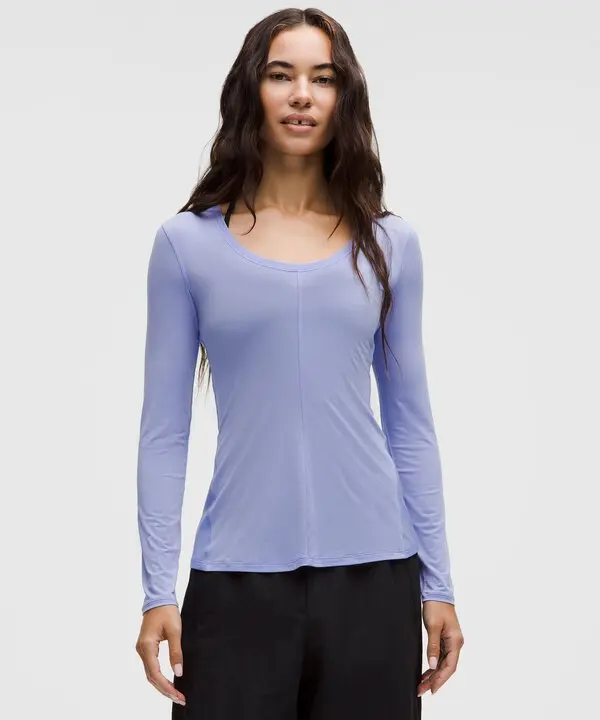 Lululemon Lightweight Flowy Hem Long-sleeve Shirt - Dusty Lilac