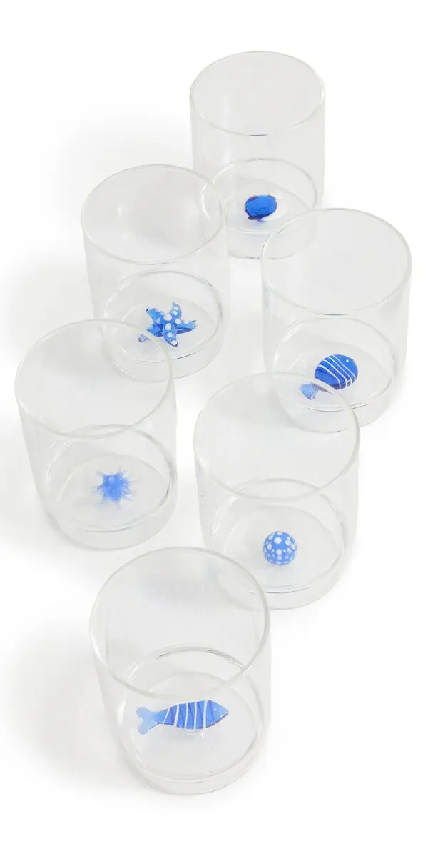 ZAFFERANO Tecca Mare Tumbler Set Of 6