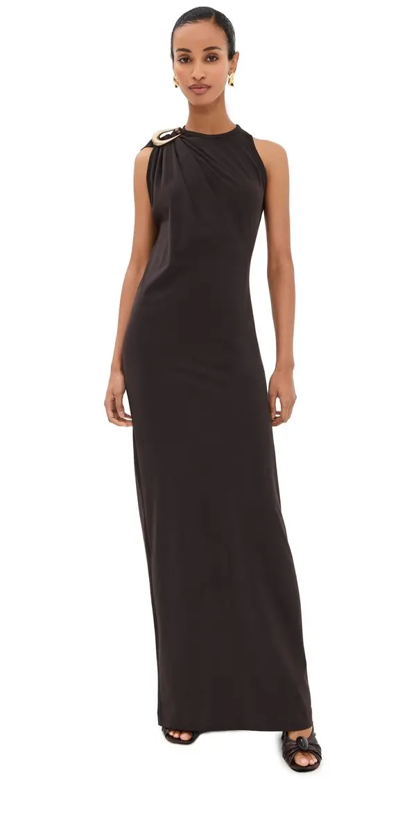 Christopher Esber Stone Pin Column Tee Dress