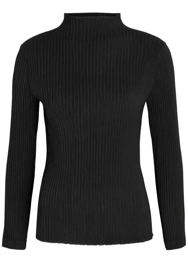 Issey Miyake Pleated Crepe Top