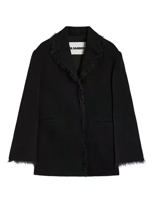 JIL SANDER Feather-trimmed Jacket