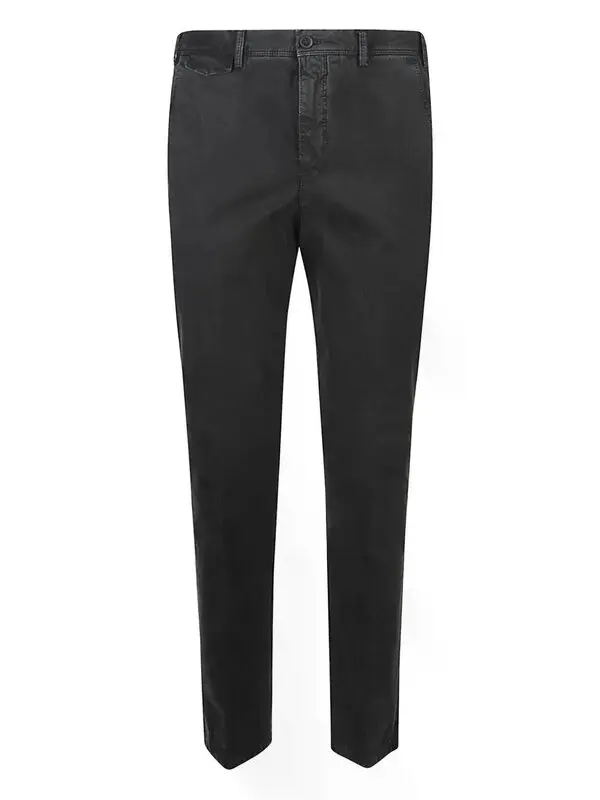PT TORINO Cotton-blend Trousers - Black