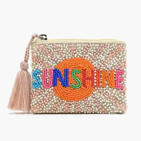 Yumi Kim Sunshine And Sand Beaded Coin Pouch