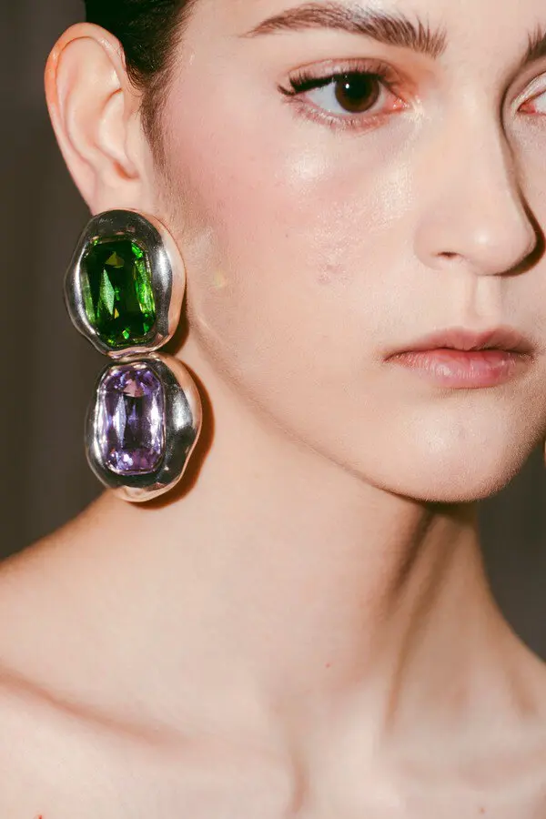 PatBO Double Stone Astra Earrings