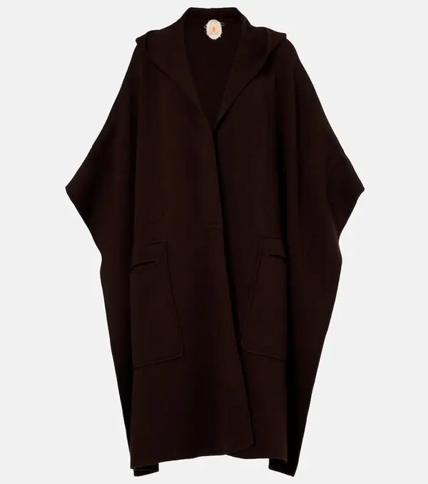 Jardin Des Orangers Wool And Cashmere Hooded Cape