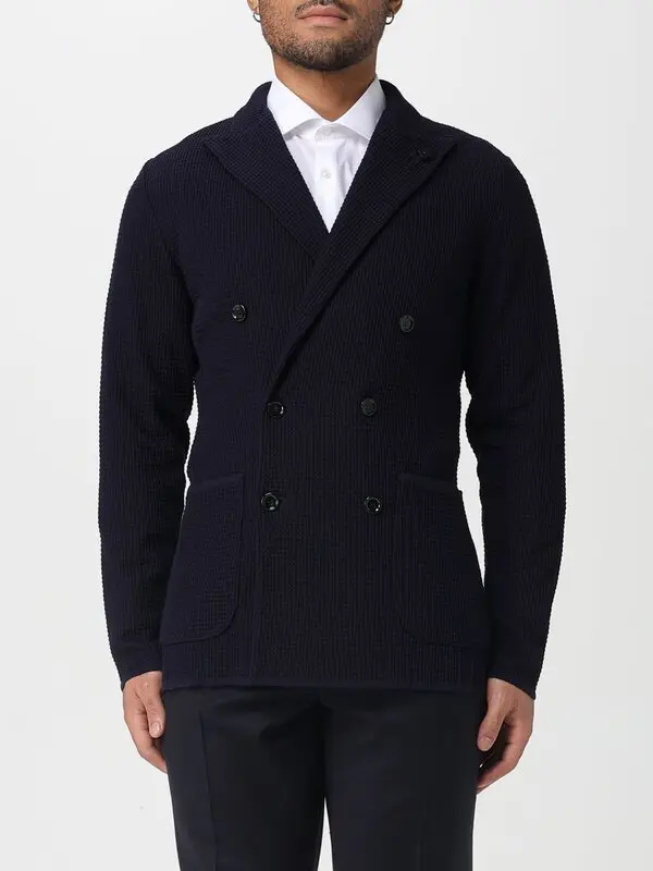 LARDINI Jacket - Navy