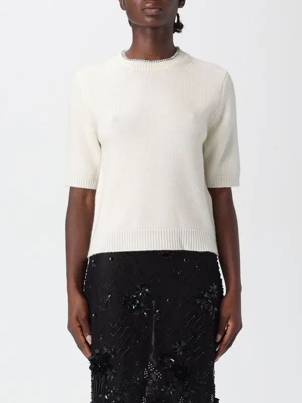 SEMICOUTURE Short Sleeve Sweater