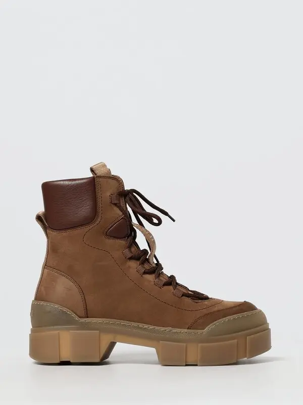 VIC MATIE Flat Ankle Boot - Camel
