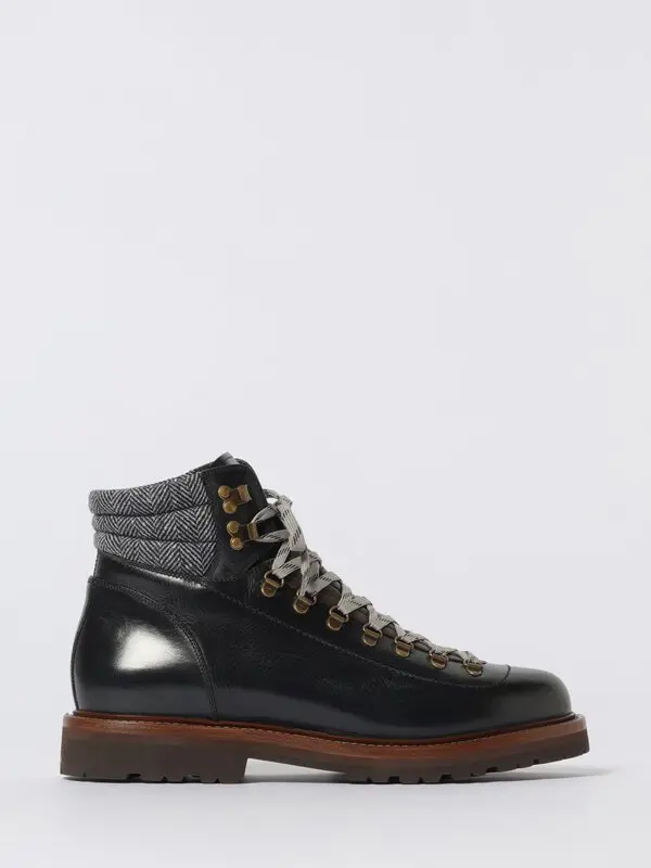 Brunello Cucinelli Lace-up Boots - Blue