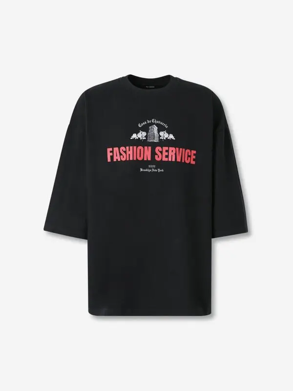 WILLY CHAVARRIA Oversize Buffalo T-shirt - Black