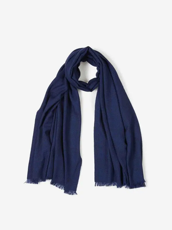 TOM FORD Wool Scarf - Cobalt Blue
