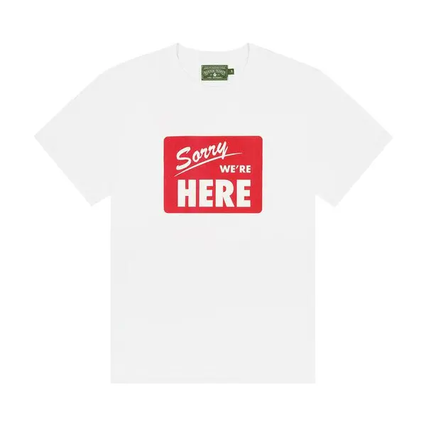 DENIM TEARS Sorry We're Here Tee