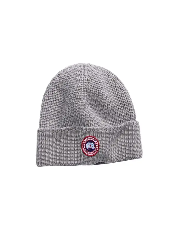Canada Goose Ribbed Toque Hat - Grey