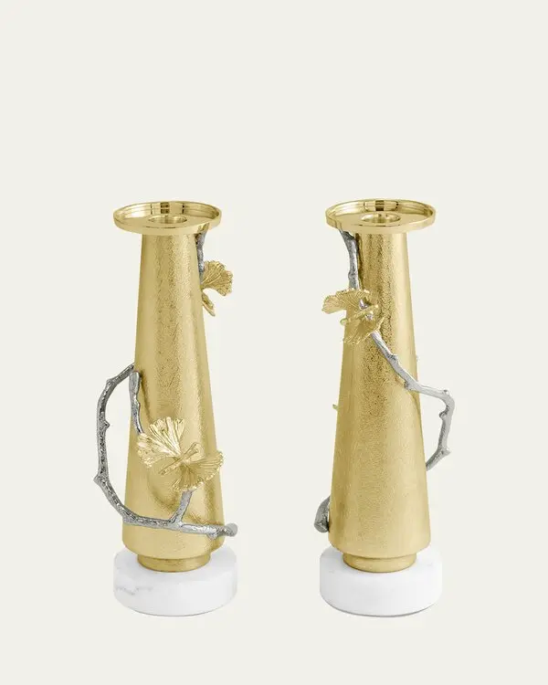 Michael Aram Butterfly Ginkgo Luxe Candleholders
