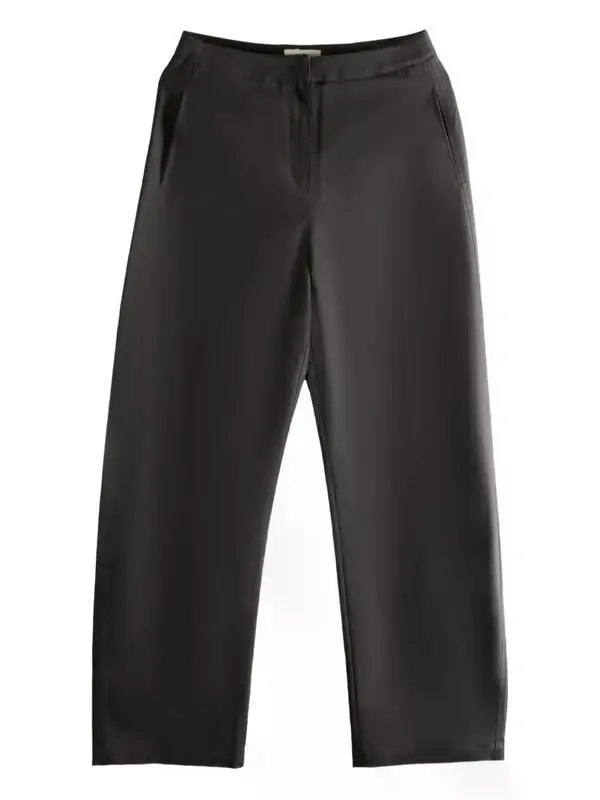 AMOMENTO Cotton Trousers - Grey