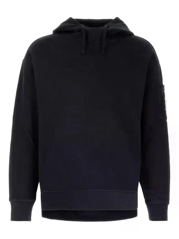 C.P. COMPANY Hooded Cotton Sweatshirt - Blue