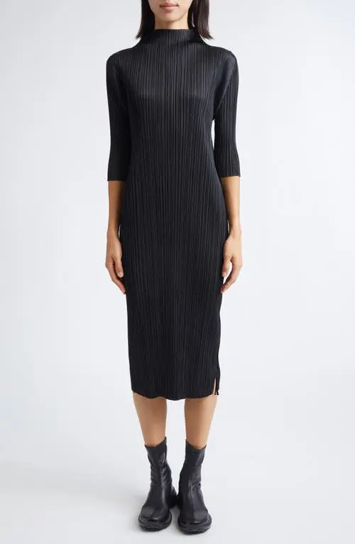 Issey Miyake Monthly Colors September Pleated Midi Dress