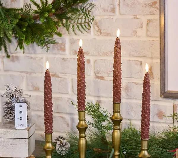 HOME REFLECTIONS As Is S/4 Flameless Seasonal Figure Candles