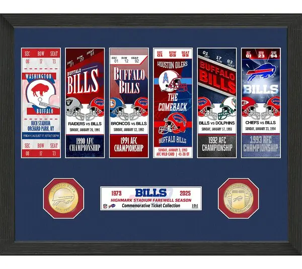 HIGHLAND MINT Bills Farewell To Highmark Stadiu M Ticket Frame