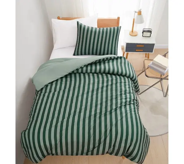 TRULY SOFT Weston Stripe 2 Piece Twin Xl Duvet Set