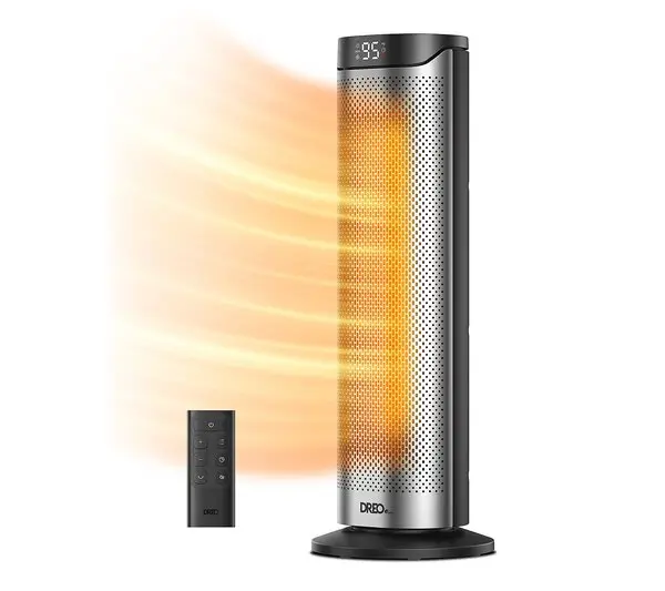 DREO 1500w Portable Oscillating Indoor Space He Ater