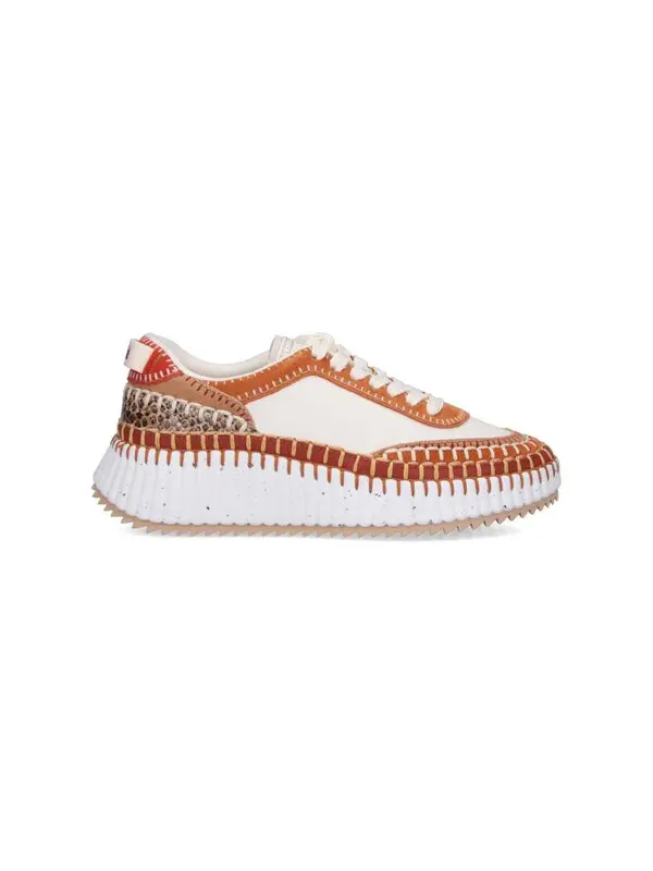 Chloé Leather Sneakers