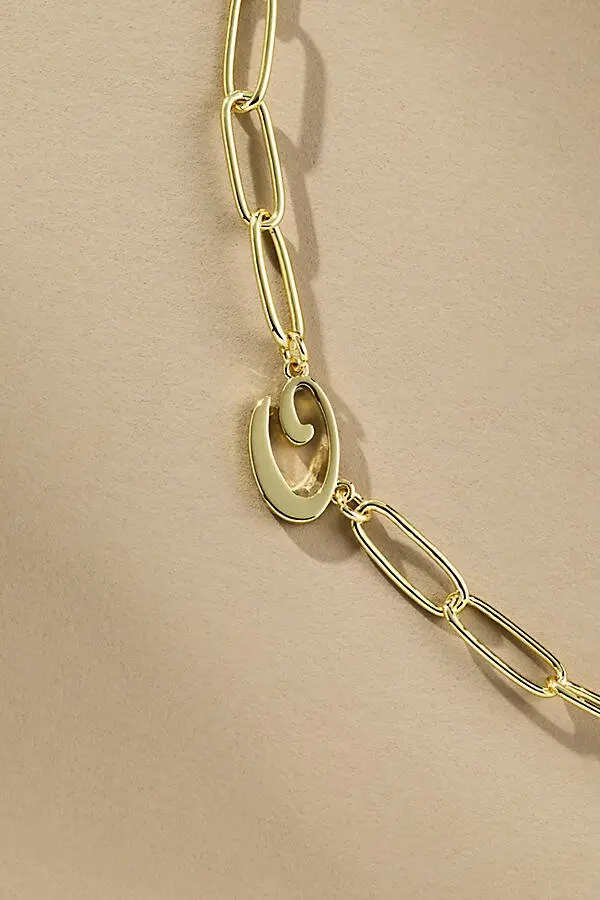 UNCOMMON JAMES Cursive Initial Monogram Necklace - O