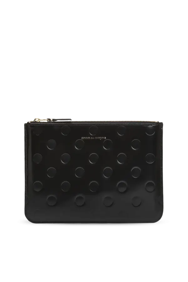 Comme Des Garçons Logo-printed Pouch