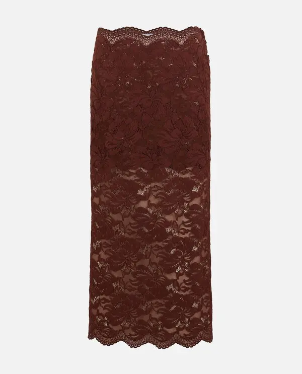 Rabanne Lace Midi Skirt