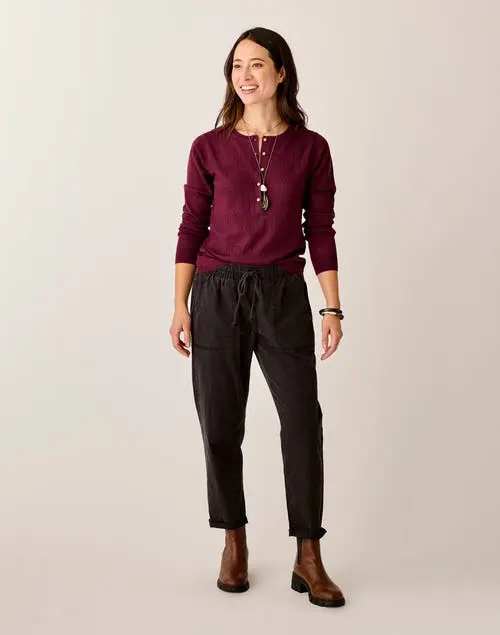 CAVE DESIGNS Amara Pointelle Sweater